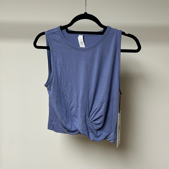 ALO Yoga | Tops | Alo Cover Tank Infinity Blue | Poshmark